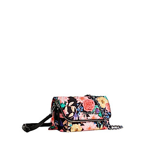 Desigual woMens Casual Across Body Bag, Black, U US