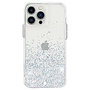 Case-Mate iPhone 13 Pro Case - Twinkle Ombre Stardust with 10ft Drop Protection & Wireless Charging - Luxury Bling Glitter Case for iPhone 13 Pro, Anti Scratch, Shock Absorbing Materials