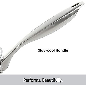 Chantal KitchenGear 11 Inch Stainless Steel Frying Pan with Ceramic Non-Stick Surface Entry Level Professional Cookware (KSLC63-28NS)