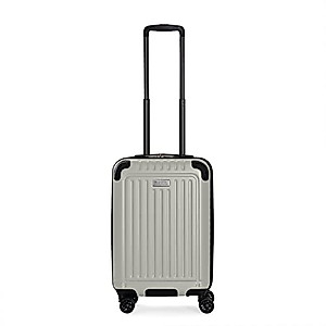 Ben Sherman Sunderland Spinner Travel Upright Luggage, Dover White, 20-Inch Carry On