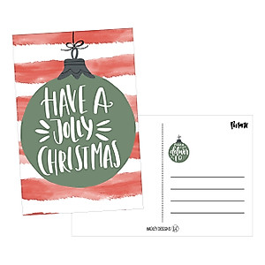 24 Doodle Religious Christmas Cards Boxed With Envelopes, 50 Holiday Greeting Cards, Blank Winter Postcard Set, Merry Christmas Cards, Seasons Greetings Note