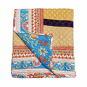 Greenland Home Thalia Quilted Cotton Throw