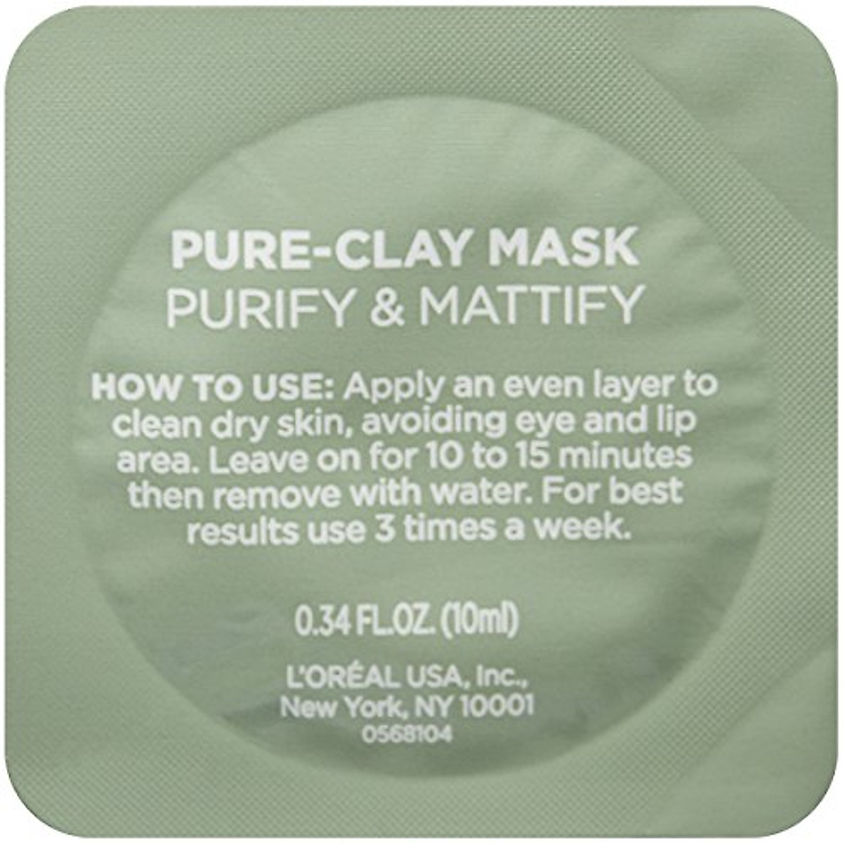 L'Oréal Paris Skincare Pure-Clay Face Mask Trial Size Set, Includes 3 Different Face Masks Made With Charcoal, Red Algae and Eucalyptus, Set