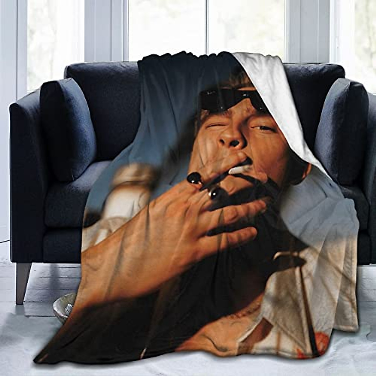 Drew Starkey Ultra Soft Micro Fleece Blanket All Season Fuzzy Warm Throw Blanket for Sofa Chair Couch Bed