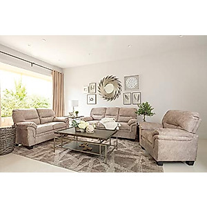 Coaster Furniture Holman Pillow Top Arm Beige Sofas 509251