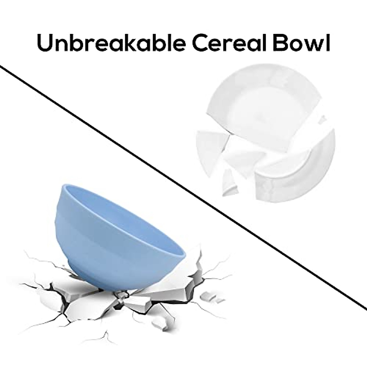 Numkey Set of 4 Wheat Straw Bowls 60 oz, Salad bowls, Unbreakable Large Cereal Bowls, Oversized Lightweight soup Bowl Dishwasher & Microwave Safe BPA Free Cereal Bowls for kitchen (Multicolor)