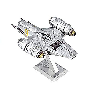Metal Earth Premium Series Star Wars The Mandalorian Razor Crest 3D Metal Model Kit Fascinations