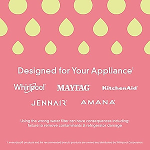 everydrop by Whirlpool Ice and Water Refrigerator Filter 4, EDR4RXD1, Single-Pack