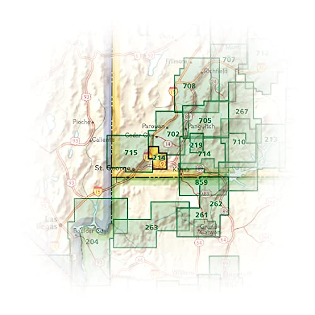 Zion National Park Map (National Geographic Trails Illustrated Map, 214)