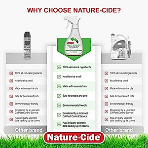 Nature-Cide Insect Repellent. Combats and Repels Many Outdoor Pests. Safe for Use Around Children and Pets (8 oz.)