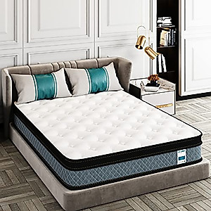 Crystli Full Mattress, 10 Inch Memory Foam Mattress with Innerspring Hybrid Mattress in a Box Pressure Relief & Supportive Full Size Mattress 100-Night Trial 10-Year Support