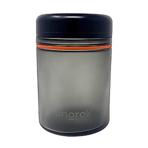 ONGROK Glass Storage Jar, 1L, Single Pack, Color-Coded Airtight Glass Containers, UV Herb/Spice Jar to with Child Resistant Lid, Perfect Size Jar to Store in a Drawer or Cupboard