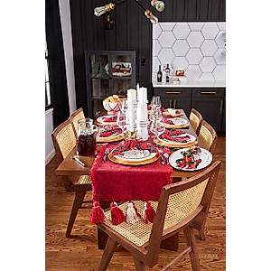 Mud Pie Ceramic Christmas Serving Platter, Santa