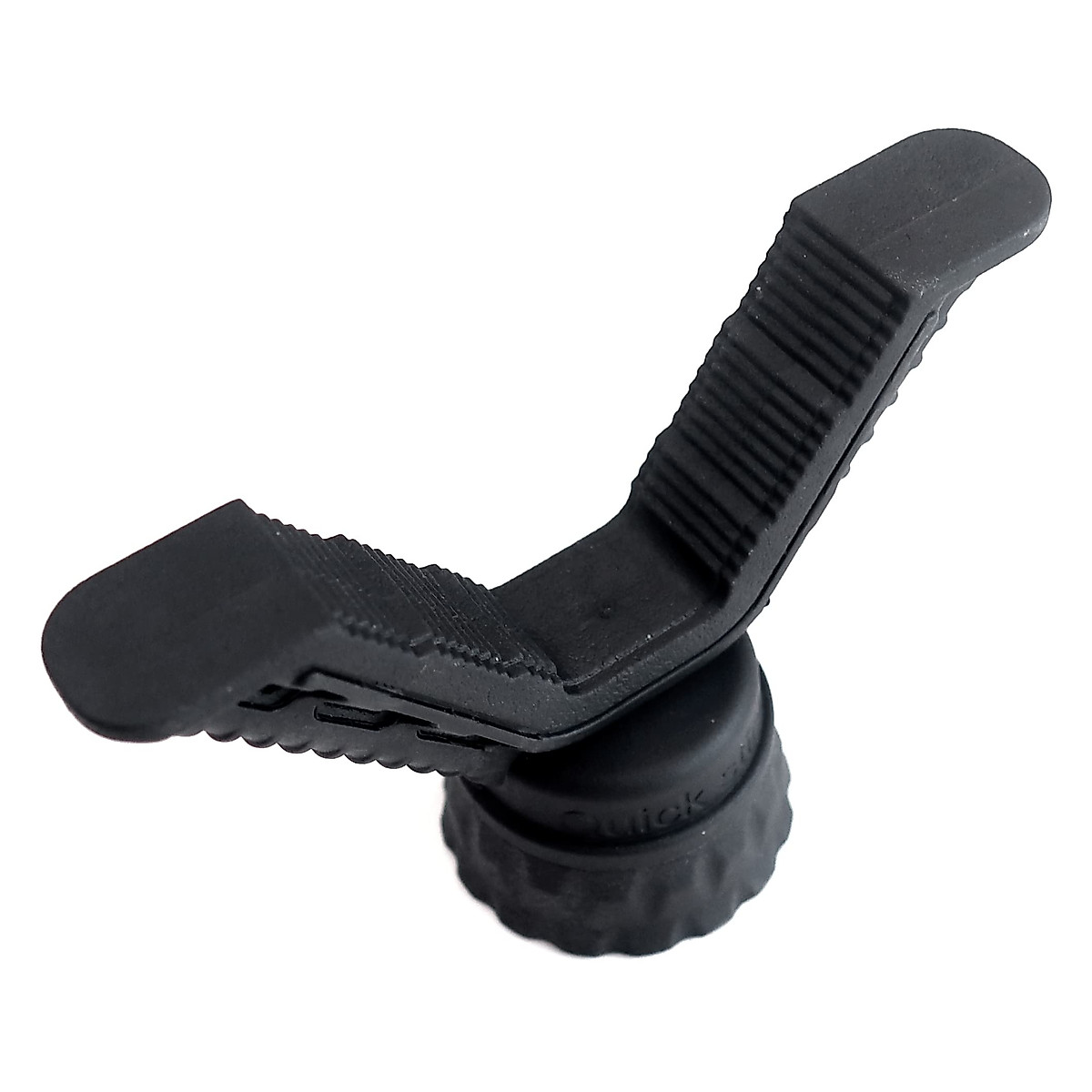 HUNTPAL 360° Rotatable V Yoke Gun Holder Rifle Rest for Shooting Stick Tripod Stand, Nylon Heavy Duty Mount Attachment with 2 Pcs 3/8" to 1/4" Screws for Shotgun Crossbow Hunting Tripod Bipod Monopod