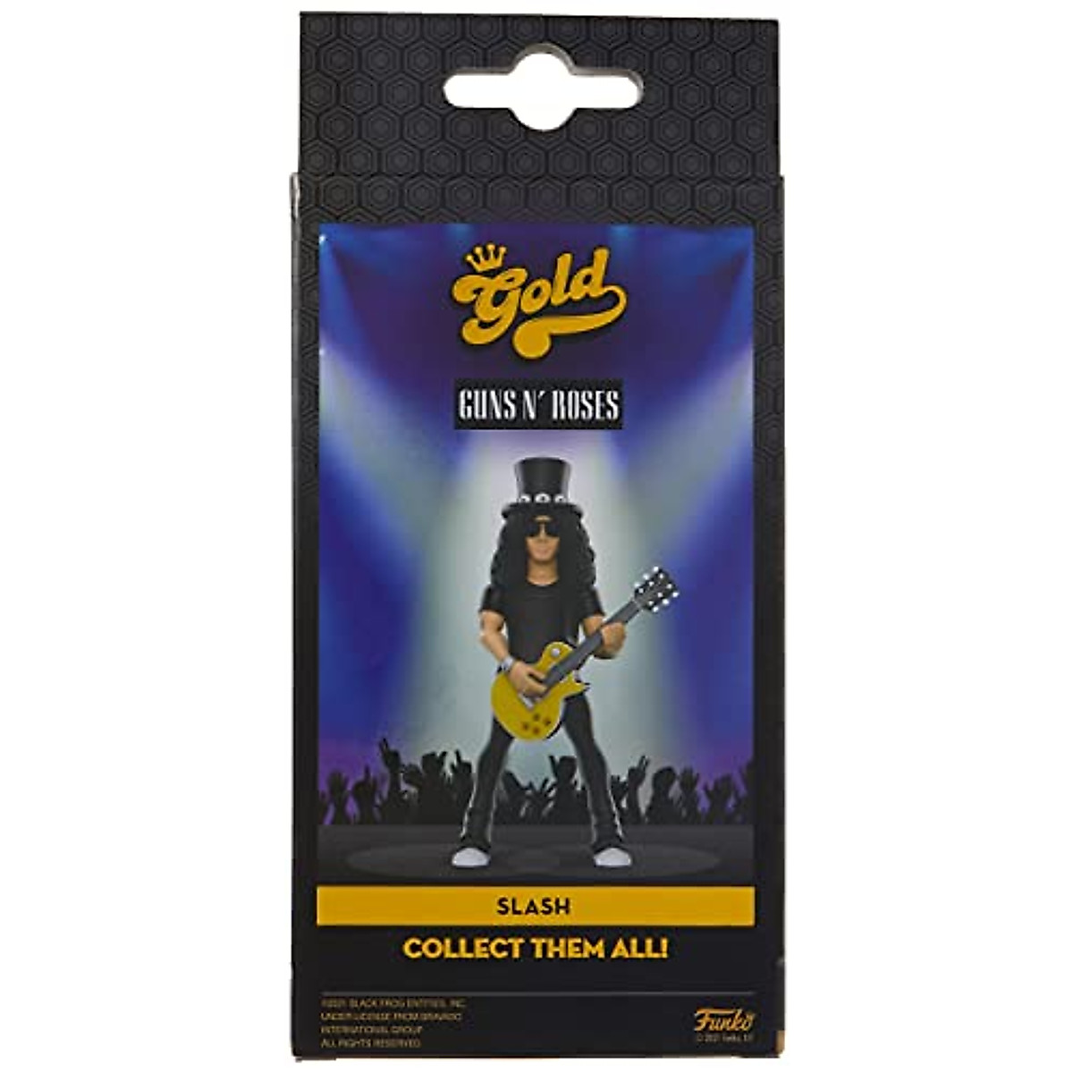 Funko Gold Vinyl: Guns N' Roses - Slash, 5 Inch Premium Vinyl Figure with Chase (Styles May Vary)