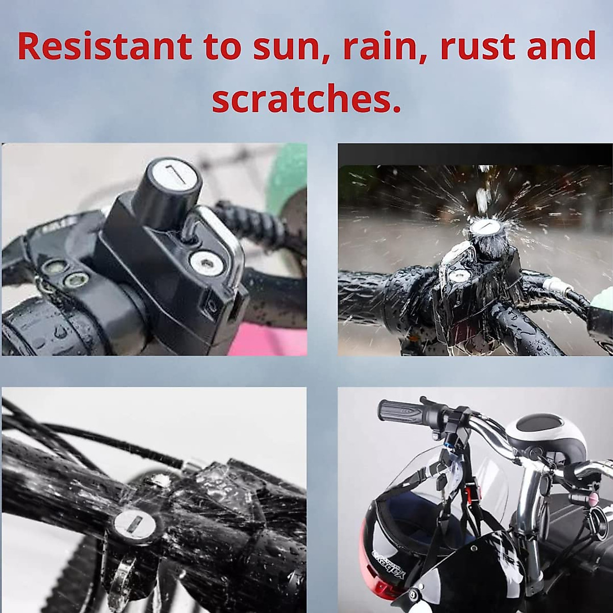 Motorcycle Helmet Lock, Universal Motorcycle Helmet Lock, Motorcycle Helmet Anti-Theft Lock, Motorcycle Helmet Anti-Theft Accessory