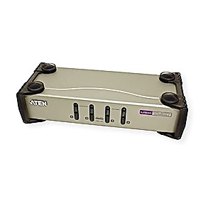 ATEN CS84U 4-Port PS/2-USB KVM VGA Switch - Control up to 4 VGA Computers for Windows, Linux, Mac, and Sun