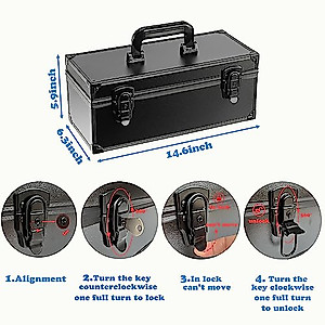 Azamou Toploaders Storage Box fits 3" x 4" 35pt Rigid Card,Trading Cards, Sports Cards，Graded Card ， with3 Sponge partition (Holds 300 Toploaders) Also compatible PSA BGS Rating card