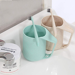 TeenFighter 10Pcs Family Pack Eco-Friendly Small Head Wheat Straw Toothbrush, Bamboo Charcoal Soft Bristles Toothbrush for Kids and Adults, Toothbrushes for Sensitive Gums and Teeth, Travel Carry