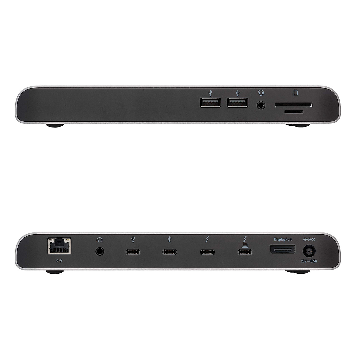 Elgato Thunderbolt 3 Pro Dock – With 50 Cm Thunderbolt Cable, 40Gb/S, Dual 4K Support, 2x Thunderbolt 3 (USB C), 4x USB 3.0, SD/Micro SD Card Reader, Audio I/O, Gigabit Ethernet, Aluminum Chassis.