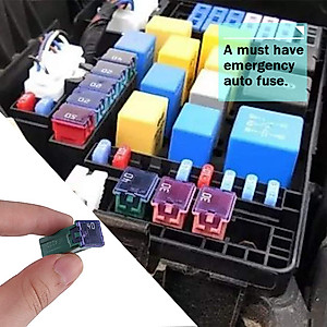 30 pc Automotive Combination Low and Tall/STD Profile Box Shaped Assortment Fuse Kit for Ford, Chevy/GM, Nissan, and Toyota Pickup Trucks, Cars and SUVs