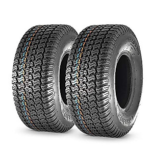 MaxAuto 18X6.50-8 18x6.5x8 Turf Saver Lawn Mower Golf Cart Tire 4PR, Set of 2
