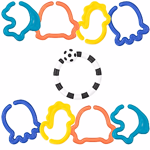 Sassy Eco Ocean Link O’ Lots | Made Green with Plant-Based Plastic | 0+ Months