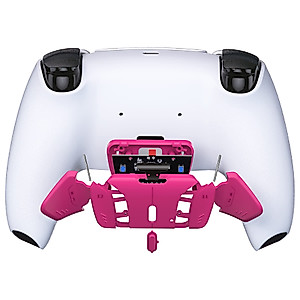 Turn RISE to RISE4 Kit – Redesigned Nova Pink K1 K2 K3 K4 Back Buttons Housing & Remap PCB Board for PS5 Controller eXtremeRate RISE & RISE4 Remap kit - Other Accessories NOT Included