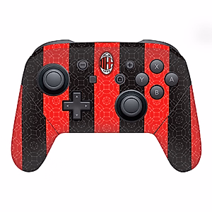 Head Case Designs Officially Licensed AC Milan Home 2020/21 Crest Kit Vinyl Sticker Gaming Skin Decal Cover Compatible with Nintendo Switch Pro Controller