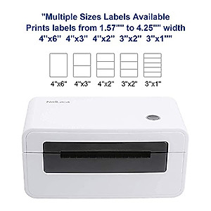 Shipping Lable Printer - 4x6 Printer with Lables 100 Pcs Direct Thermal Label Printing for Shipment Package, High Speed USB Shipping Label Maker for UPS, FedEx, Etsy, Ebay, Amazon Barcode Printing