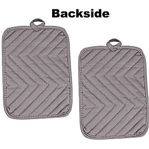 Funny Baking Pot Holder Dogs welcome people tolerated Heat Resistant Oven Mitts with Sayings Kitchen Hot Pads Housewarming Gifts Baking Lover SET of 2