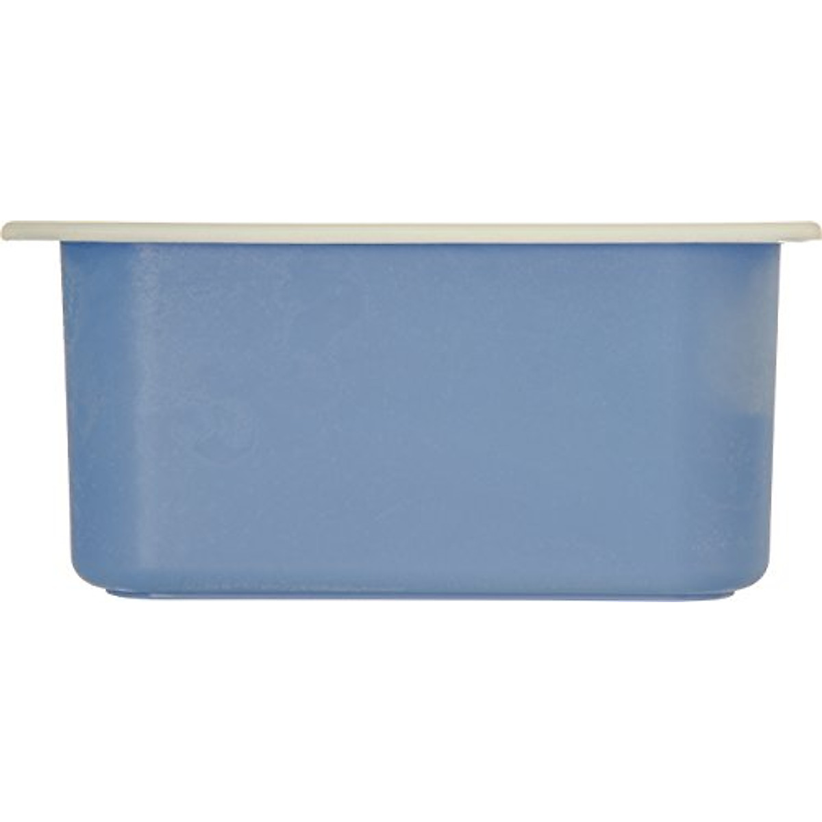 Carlisle FoodService Products CM1102C1402 Coldmaster CoolCheck 6" Deep Third-Size Insulated Food Pan, 4 Quart, Color Changing, White and Blue