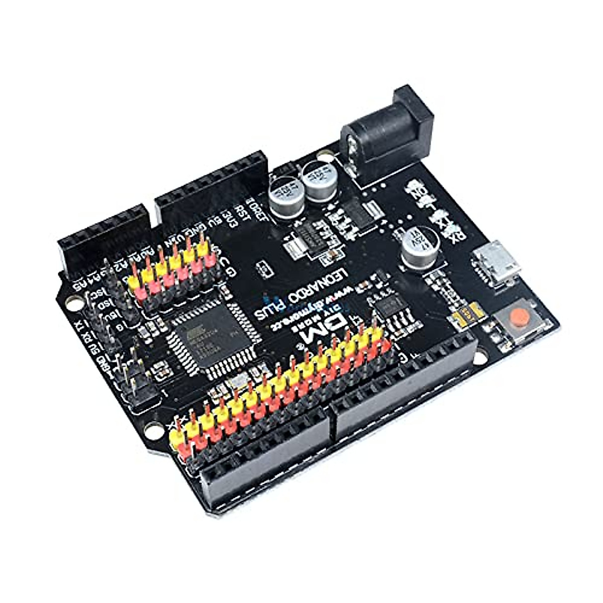 for Leonardo R3 Plus Board CH340 CH340G ATmega32U4 ATmega32U4-AU Microcontroller Board Module for Arduino Compatible with Cable