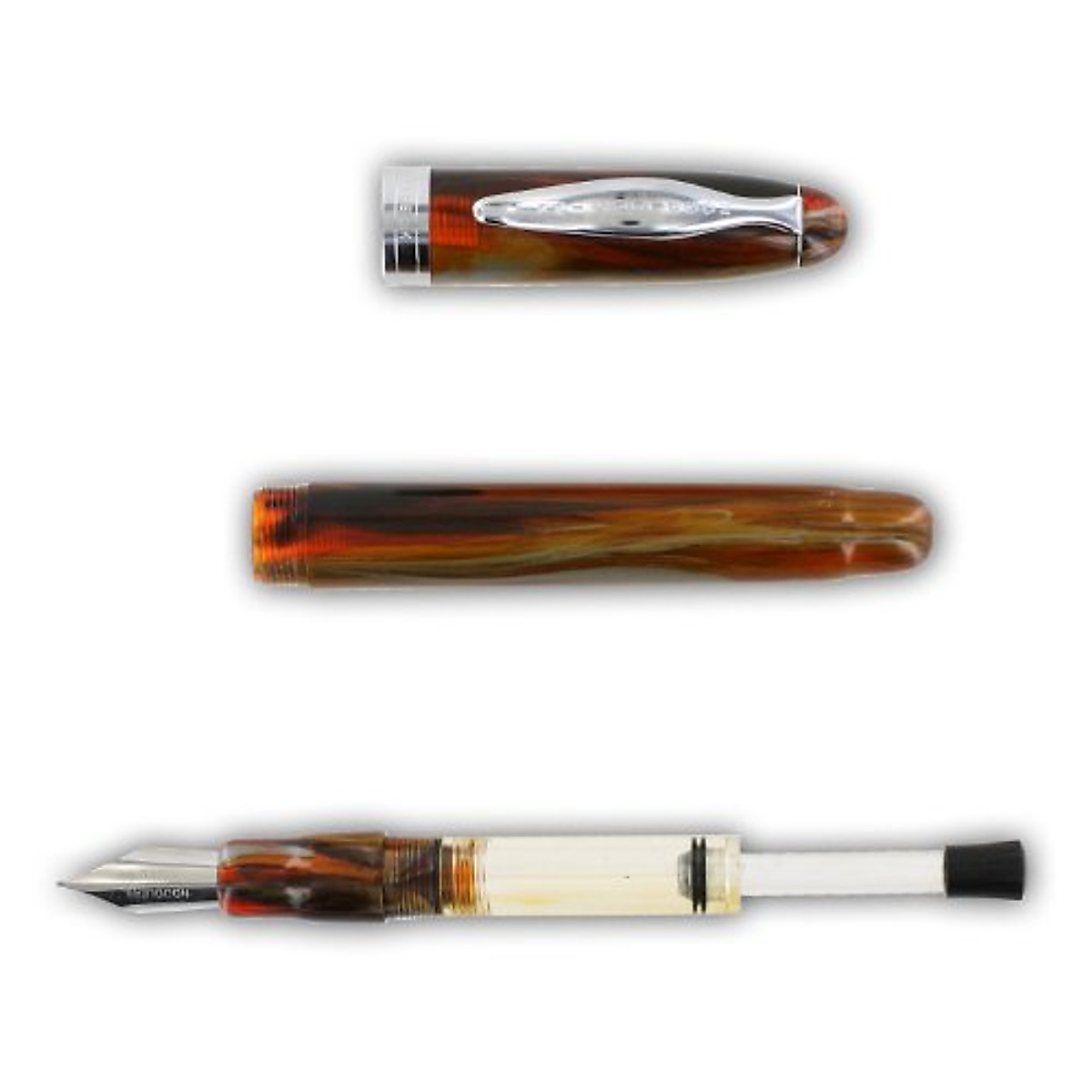 Noodler's Ink Ahab Piston Fountain Pen - Pima Tortoise