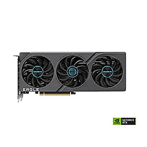 GIGABYTE GeForce RTX 4060 Ti Eagle OC 8G Graphics Card, 3X WINDFORCE Fans, 8GB 128-bit GDDR6, GV-N406TEAGLE OC-8GD Video Card