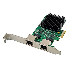 Dual-Port 2.5GBase-T PCIe Network Adapter RTL8125B 2500/1000/100Mbps PCI Express Gigabit Ethernet NIC Card RJ45 LAN Controller