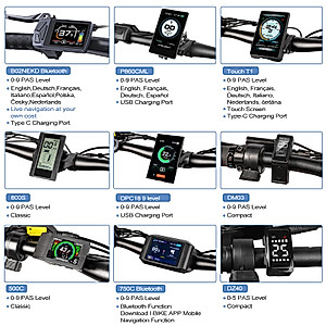 BAFANG BBS02B 48V 750W Mid Drive Electric Bike Motor Ebike Conversion Kit Mid-Mounted Engine for Mountain Bike Road Bicycle with Optional 48V 17.5Ah 18Ah and 48V 20Ah Battery