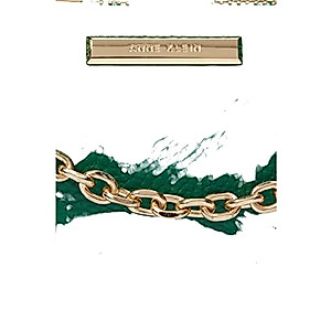 Anne Klein Mini Crossbody w/Swag Chain, Ivy Green