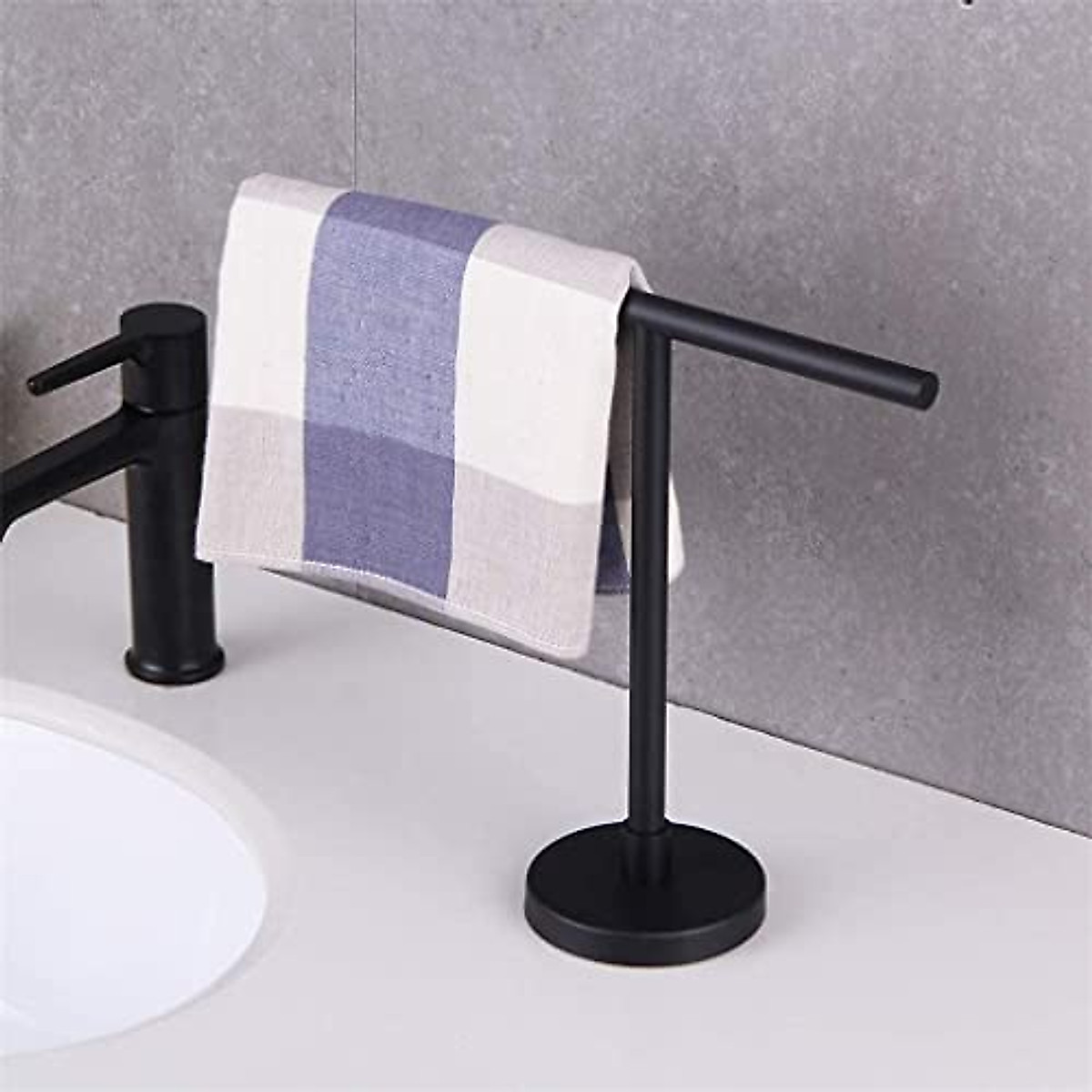 MFCHY Movable Free-Standing Hand Towel Holder Standing Tree Rack Bath Towel Stand Bathroom Vanities Countertop