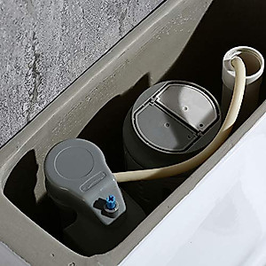 WOODBRIDGEE T-0031 Short Compact Tiny Dual Flush 1.28 GP One Piece Toilet with Soft Closing Seat,1000 Gram MaP Flushing Score Small Toilet,White