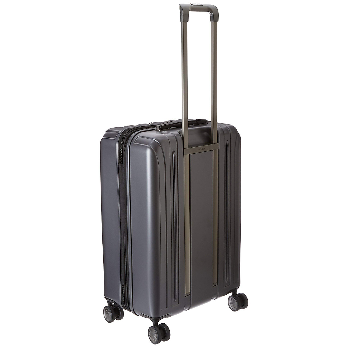 DELSEY Paris Titanium Hardside Expandable Luggage with Spinner Wheels, Graphite, Checked-Medium 25 Inch