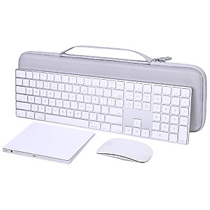 co2CREA Hard Case Replacement for Apple Magic Keyboard Numeric Keypad + Apple Magic Mouse