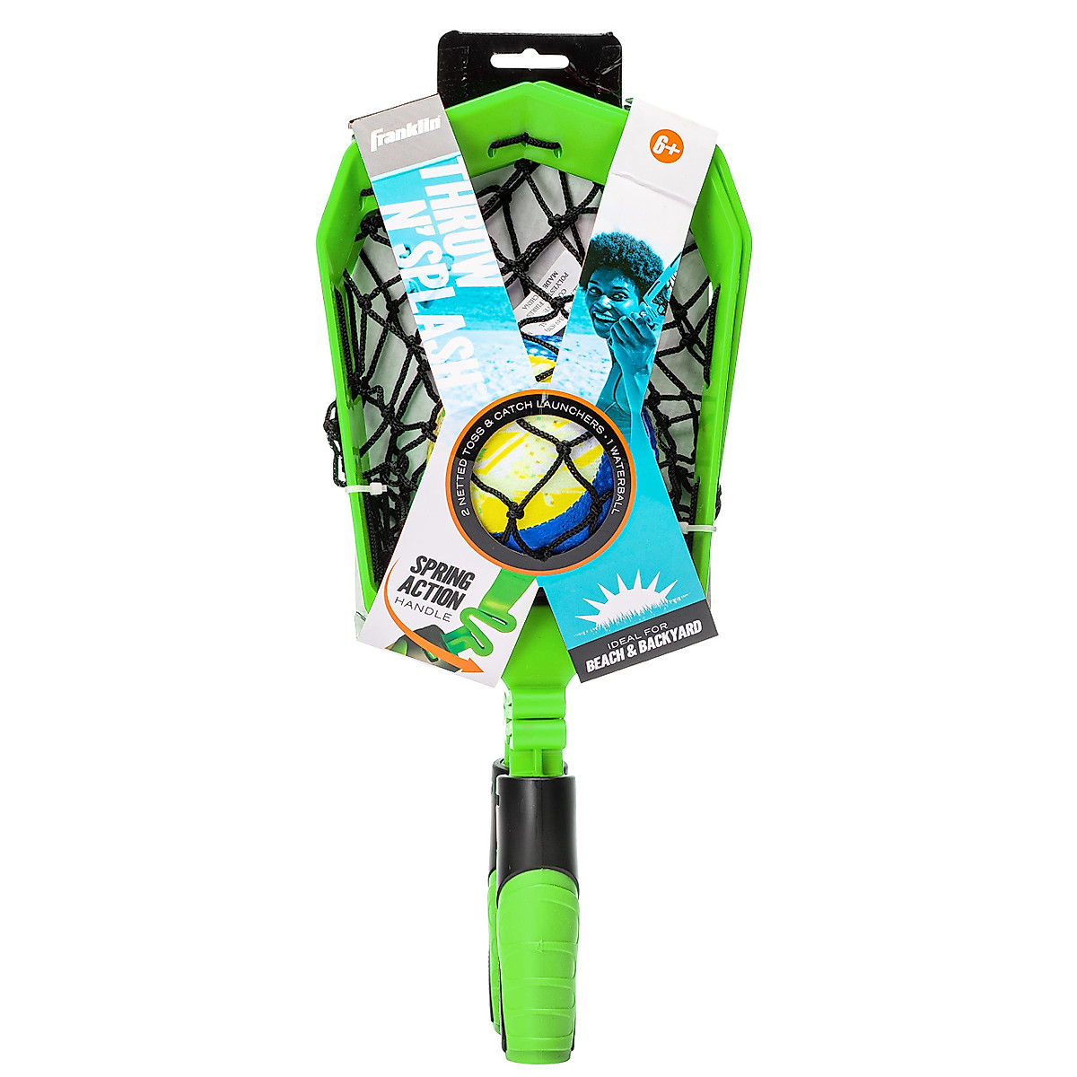 Franklin Sports Throw 'N Splash Spring Grip