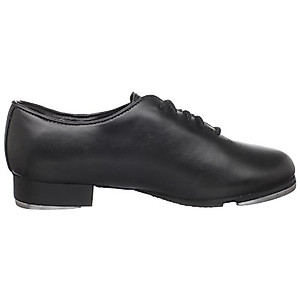 Dance Class Women's PTM101 Full Sole Jazz Tap Oxford,Black,5 M US