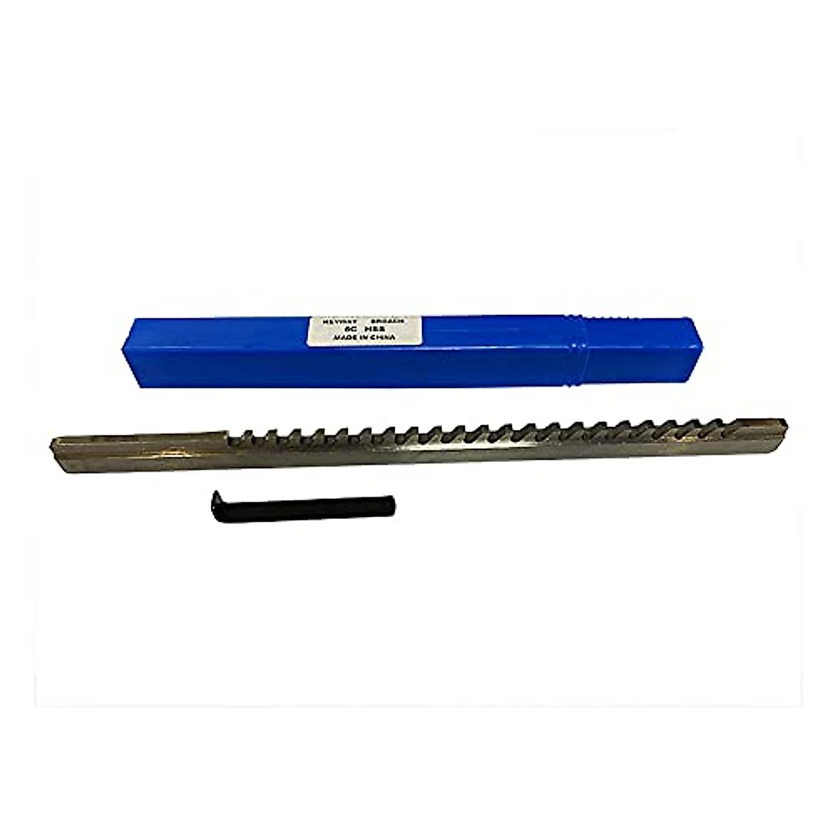 ICZW Keyway Broach Set HSS Keyway Cutting Tool for Lathe Metric Size Broaches with Bushings and Shims (22 pcs)