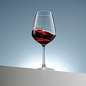 Lefonte Wine Glasses, Italian Red Wine Glasses Set, 18oz Clear Wine Glasses, Wine Glass Cups, Set of 2 - Made In Italy