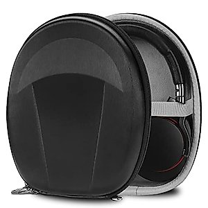 Geekria Shield Case Compatible with Sony WHXB700, WHCH520, WHCH500, XB950BT, XB950N1, XB950B1, WHCH720n Headphones, Replacement Protective Hard Shell Travel Carrying Bag with Cable Storage (Black)
