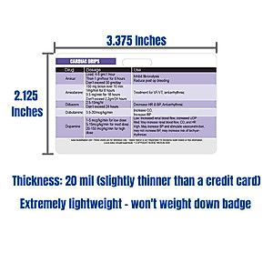 Nurse Nation 30 Horizontal Nursing Badge Reference Cards - Lab Values, EKG, Vitals, and More! (Bonus Cheat Sheets) Great Nurse Gifts - Nursing Student Accessories and Supplies!