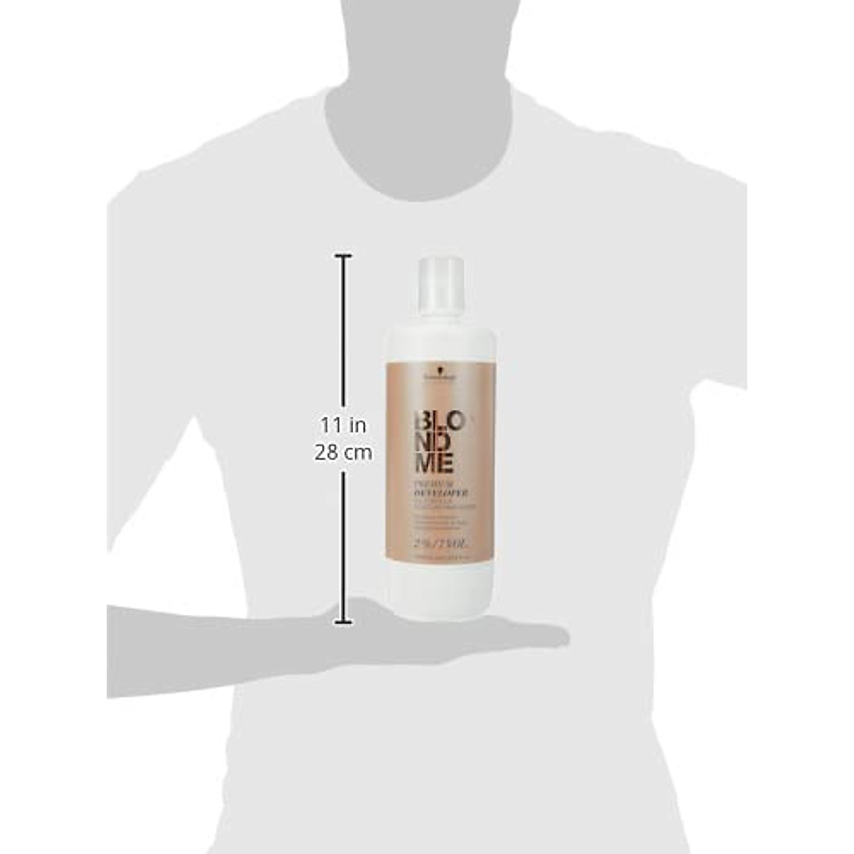 Schwarzkopf blondme Premium Developer 2% / 7 Volume Hair Color Developer, 33.8 Ounce, 1 L