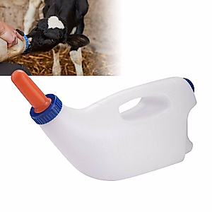 4L Calf Nursing Feeding Bottle, Lamb Milk Bottle Calf Goat Milk Feeder Bottle with Handle Livestock Supplies